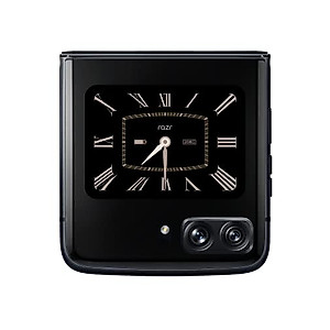 Motorola Razr 2022 Dual-SIM 256GB ROM + 8GB RAM (GSM Only | No CDMA) Factory Unlocked 5G Smartphone (Satin Black) - International Version