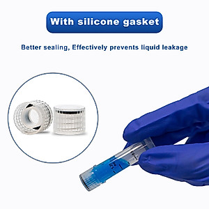 CryoKING Cryovials Sterile Tubes 2ml Lab Vials with Caps Cryovial for Low Temperature Storage, Pack of 500