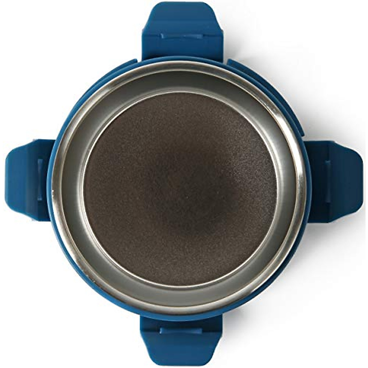 Arctic Zone Leak Proof Thermal Vacuum Insulated Food Jar Container with Safe & Easy 4 Lock Lid for Hot and Cold Food, 16oz Capacity - Blue