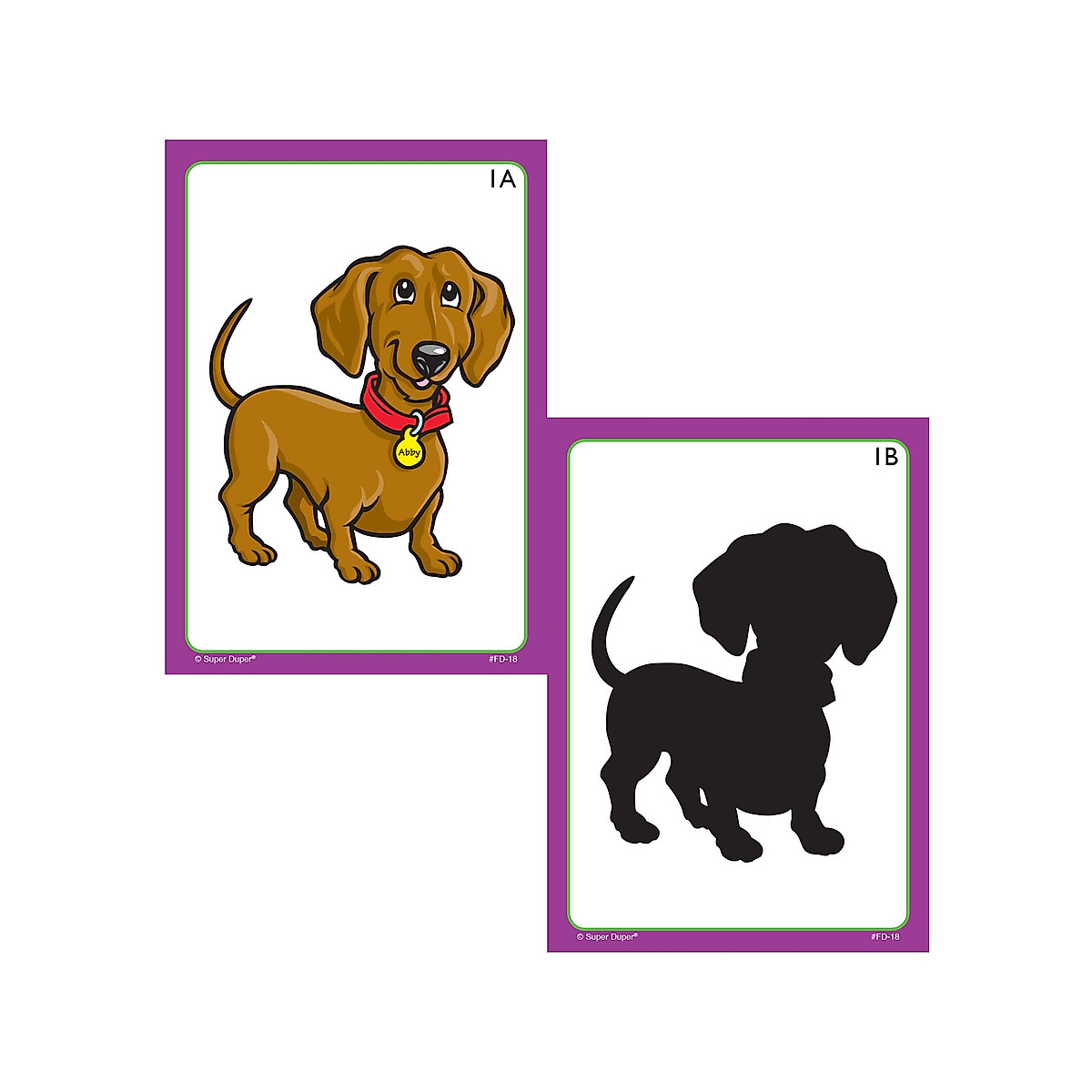 Super Duper Publications | Shadow Match-Ups Fun Deck Flash Cards | Educational Learning Resource for Children