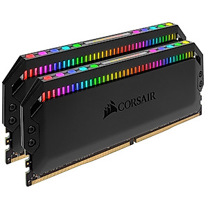 Corsair Dominator Platinum RGB 32GB (2x16GB) DDR4 3600 (PC4-28800) C18 1.35V - Black