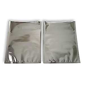 11”x14” SteelPak Textured/Embossed Mylar Vacuum Sealer Bags – One Gallon Size Hot Seal Commercial Grade Food Sealer Bags for Food Storage and Sous Vide (28, 50 or 500) (50)