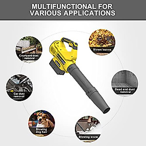 PowerSmart 40V Cordless Leaf Blower with 4.0Ah Battery and Charger, 310 CFM Variable-Speed Battery Powered Max Blower for Patio, Driveway, Yard