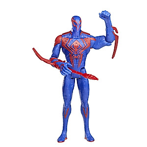 Marvel Spider-Man: Across The Spider-Verse Spider-Man 2099 Toy, 6-Inch-Scale Action Figure, Super Hero Toys, Ages 4 and Up
