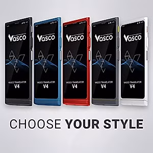 Vasco V4 Language Translator Device | 108 Languages | Free Lifetime Internet for Translations in Almost 200 Countries | Model 2022