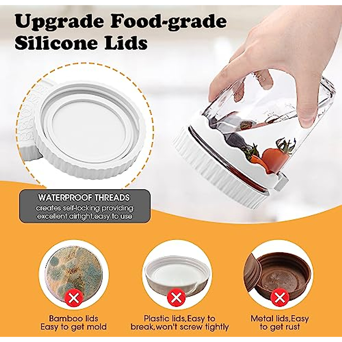 2Pack Overnight Oats Containers with Lids and Spoon,16 oz Overnight Oats Jars Glass Oatmeal Meal Prep Containers Reusable for Chia Pudding Yogurt Fruit Salad Dessert Snacks Breakfast Cereal Cups On the Go,Suitable for Home,Companies,Work and Travel