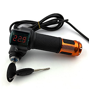 L-faster 48V 500W Cyclecar Bike Electric Engine Kit with Brushless DC Motor and Throttle Handle Grip with Power Key Lock