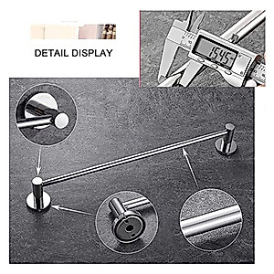 TOWEL BAR RACK Towel Rack Bathroom Single Towel Storage Rack Towel Bars,Stainless Steel Polished Finish Towel Rod,Wall Mounted Towel Holder Shelf for Toilet and Kitchen Dish Clothsbathroom Hardware/50