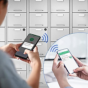 Fingerprint Drawer Lock eLinkSmart Bluetooth App Cabinet Lock 20MM (17MM) for Home Office Mailbox Keyless Furniture Lock with 3 Sizes Tubular ​Cam 20 Fingerprints 500+ App Users