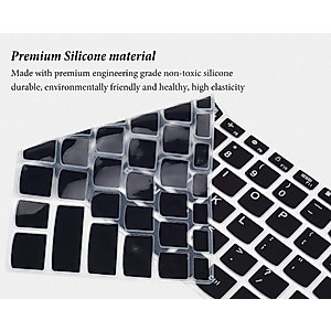 Keyboard Cover for Lenovo Yoga 7i 5i 2-in-1 14"/Lenovo Flex 5 14" 2-in-1 Laptop/Lenovo Flex 5 14"/ Lenovo Idepad S540 14/ThinkBook 14 Gen 2,Keyboard Protector Skin for Lenovo Ideapad 5 14"-Black