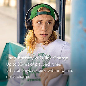 Phiaton BonoBeats Lite Digital Hybrid Active Noise Cancelling Wireless Headphones