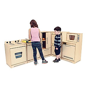 Whitney Brothers 5 Piece Kitchen Set: Natural