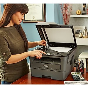 Brother Premium MFC-L2690DW Series Compact Monochrome All-in-One Laser Printer | Print Copy Scan Fax | Wireless | Mobile Printing | Auto 2-Sided Printing | ADF | 26 ppm | (Renewed)