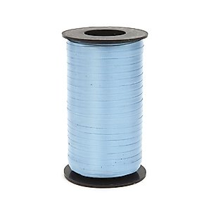 Berwick 242065 1 03 Splendorette Crimped Curling Ribbon, 3/16-Inch Wide by 500-Yard Spool, Light Blue