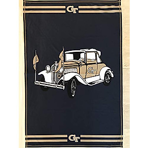 Vive La Fete College Blanket, Officially Licensed JMU, James Madison University Dukes, Warm & Lightweight Throw Measuring 40" X 58" from