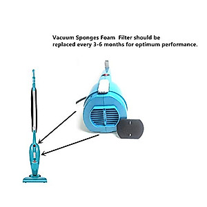 Vacuum Sponges Filter Replacement for Bissell 3-in-1 Stick Lightweight Bagless Cleaner, Fits Model 2030,2033,2033M,20336,20334（4-Pack）