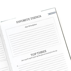 Travel Journal by Duncan & Stone - Sage Green | Travel Planner for Best Friend Gift | Vacation Scrapbook and Photo Album | Congratulations Present for College Graduation or Wedding | Adventure Book for Couples or Boyfriend | World Trip Notebook for Women