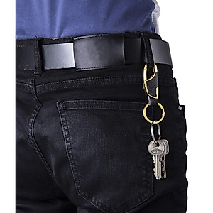 BAKUN Premium Handmade Car Leather Valet Keychain Key Organizer For Men Women, Home Key Chain Key Ring Key Holder(Bronze)