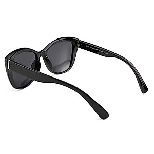 FEISEDY Polarized Vintage Sunglasses American Womens Square Jackie O Cat Eye Sunglasses B2451