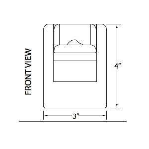 AMPLOCK U-BRU2516 | Heavy Duty Trailer Lock for 2-5/16" Ball Coupler | Patented 2-Parts Trailer Coupler Lock for Boat Trailer | Fits 2-5/16" Ball Trailer Coupler with Square Edge Design ONLY