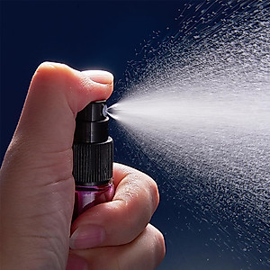 BENECREAT 9 Packs 10ml Rainbow Color Glass Spray Bottle Refillable Fine Mist Spray Bottle for Perfume Essential Oil