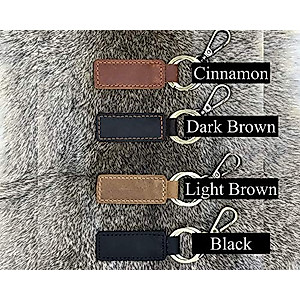 PERSONALIZED Leather KEYCHAIN, Coordinates Key Chain, 3rd Anniversary, Gift for Birthday, Keyfob, Best Gift