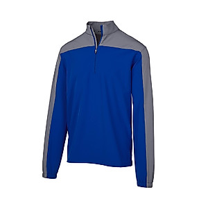 Mizuno Youth Comp Long Sleeve Batting Jacket, Royal-Shade, Medium