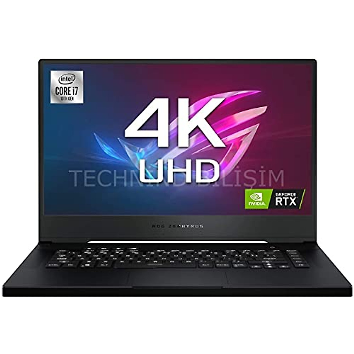 ASUS ROG Zephyrus M15 15.6" 4K Ultra HD (3840 x 2160) Gaming Laptop, Intel Core i7-10750H, 16GB Memory, 1TB SSD, NVIDIA GeForce RTX 2060, Windows 10, Prism Black