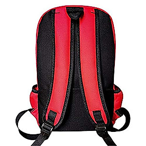 Itsuki Nakano Boys Backpack for School 17 Inch, Us Gamer Backpacks Laptop Backpack Bookbag Travel Back Pack Lightweight Waterproof for Student Work Casual Daily Use (Red)