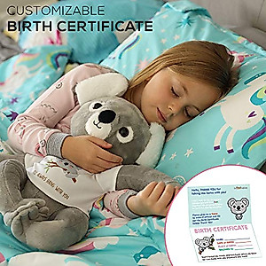 infloatables Stuffed Koala Bear - The Original Large Koala Plush Toy with 'I'll Always Hang with You' Removable T-Shirt - 11 Inch Giant Stuffed Animal Koala - Cuddly Birthday Gift