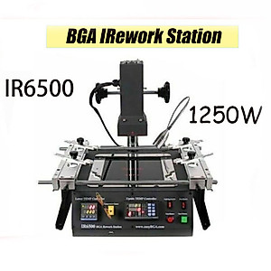  Infrared BGA Rework Station,110V 1250W IR6500 Hot Air Infrared Welding Machine,Soldering system Infrared reballing machine, SMD Soldering Reballing Welder Reflow Station Welder