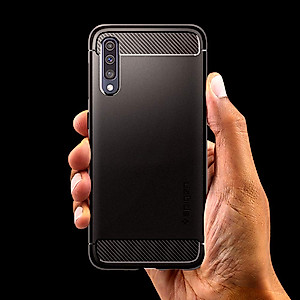 Spigen Rugged Armor Designed for Samsung Galaxy A50 / A50s / A30s Case (2019) - Matte Black