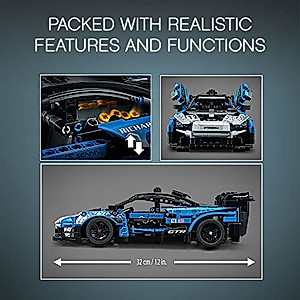 LEGO Technic McLaren Senna GTR 42123 Racing Sports Collectable Model Car Building Kit, Car Construction Toy, Gift Idea for Kids, Boys and Girls