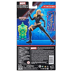 Marvel Legends Series: Yelena Belova Black Widow, Classic Comic Collectible 6-Inch Action Figure, 4+ Years