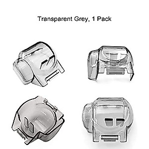 Arzroic DJI Mavic Pro Gimbal Lock Camera Lens Cover Clamp DJI Mavic Pro Accessories Gimbal Guard Protector Camera Clip Mount Cap, Transparent Grey