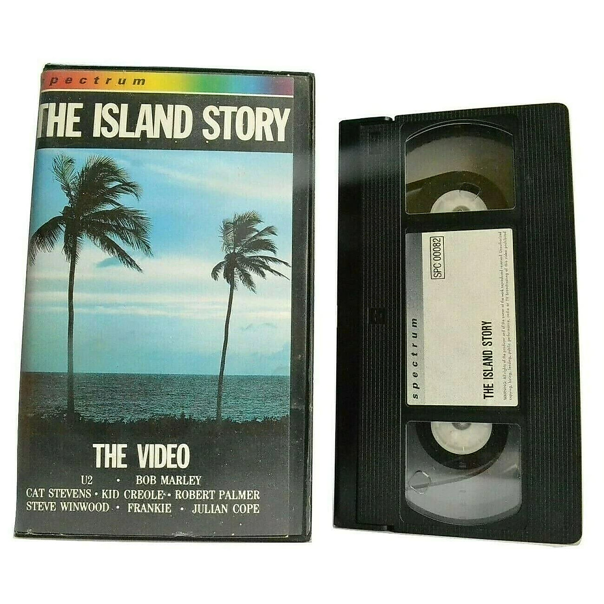 The Island Story [Spectrum]: U2 - Bob Marley - Cat Stevens - Robert Palmer - VHS