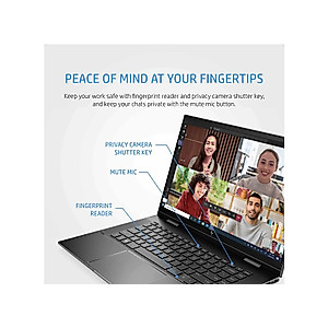 HP Envy Touch 15 x360 Convertible 2-in-1 Slim Laptop 8-Core AMD Ryzen 7 up to 4.3GHz 16GB RAM 512GB SSD 15.6in FHD Cam HDMI Backlit Keyboard Win 11 15-EU000 (Renewed)