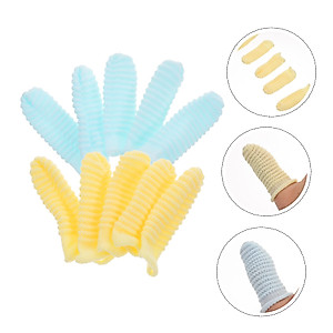 Didiseaon 20 Pcs Pet Toothbrush Gloves Chewy Dog Toothbrush Cat Toothbrushes for Indoor Cats Chew Brush for Dogs