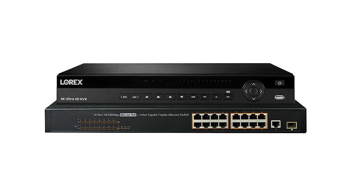 4K Ultra HD Security NVR with 8TB Storage
