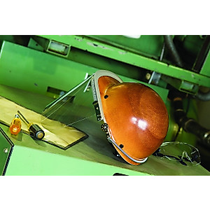 MSA 482002 Skullgard Cap Style Safety Hard Hat with Fas-Trac III Ratchet Suspension, Welders Lugs Attached | Non-slotted Hat, Phenolic Resin, Radiant Heat Loads up to 350F - Standard Size in Tan