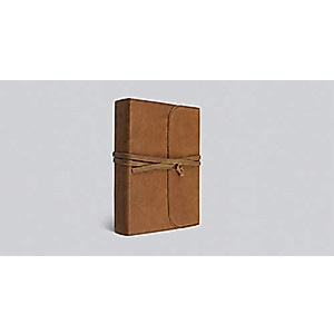 ESV Single Column Journaling Bible, Large Print (Brown, Flap with Strap)