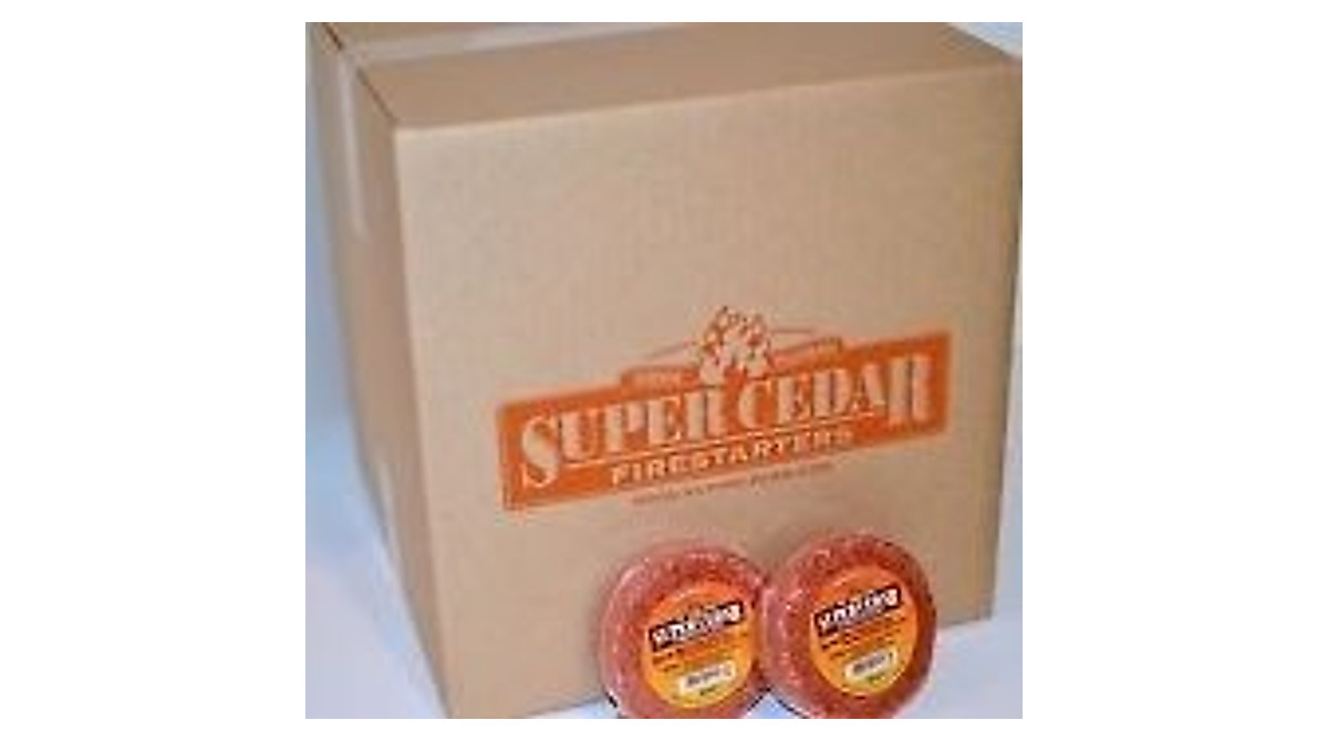 SUPER CEDAR FIRESTARTERS: 100 Eco-Friendly Units