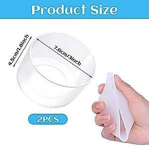 Chris.W 8Pcs Silicone Boot Sleeves Spill Proof Stoppers Set for Stanley Cup 1.0/H2.0 Tumbler 20oz/30oz/40oz, Include 2 Silicone Cup Boot, 2 Leak Stopper, 2 Spill Stopper and 2 Straw Cover Cap