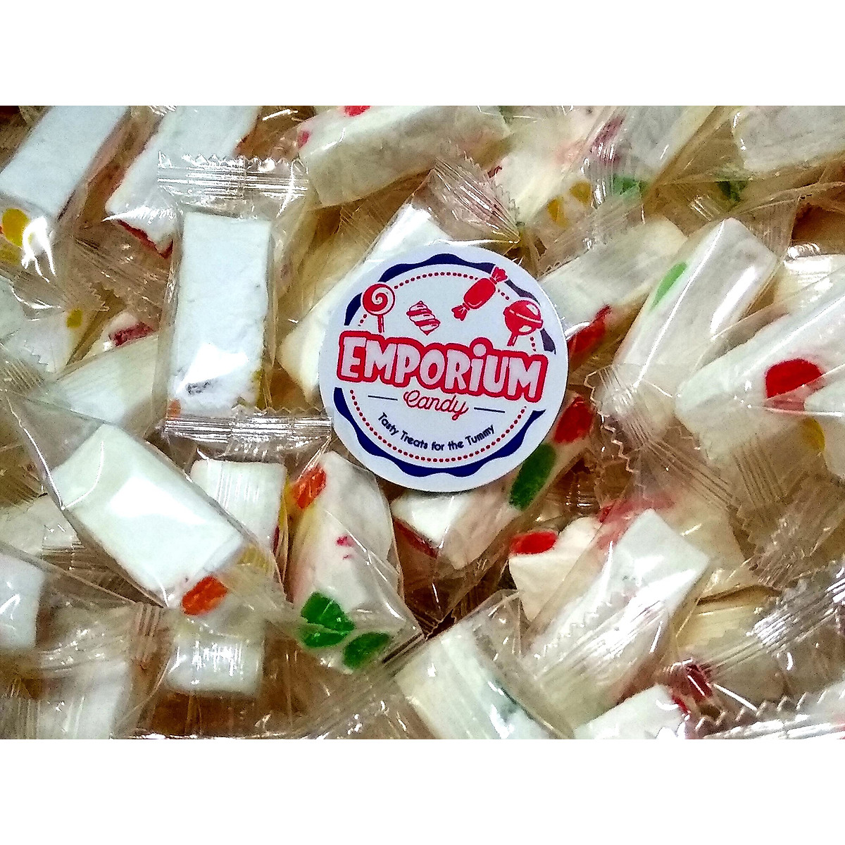 Wrapped Jube Nougats - 12 oz of Colorful Fruity Fresh Delicious Individually Wrapped Nougat Candy