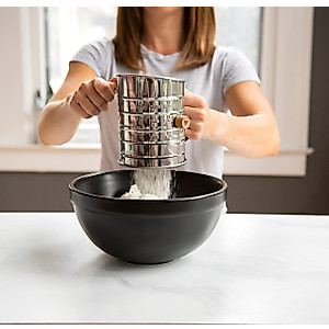 Nordic Ware Flour Sifter, 3-Cup, Stainless Steel
