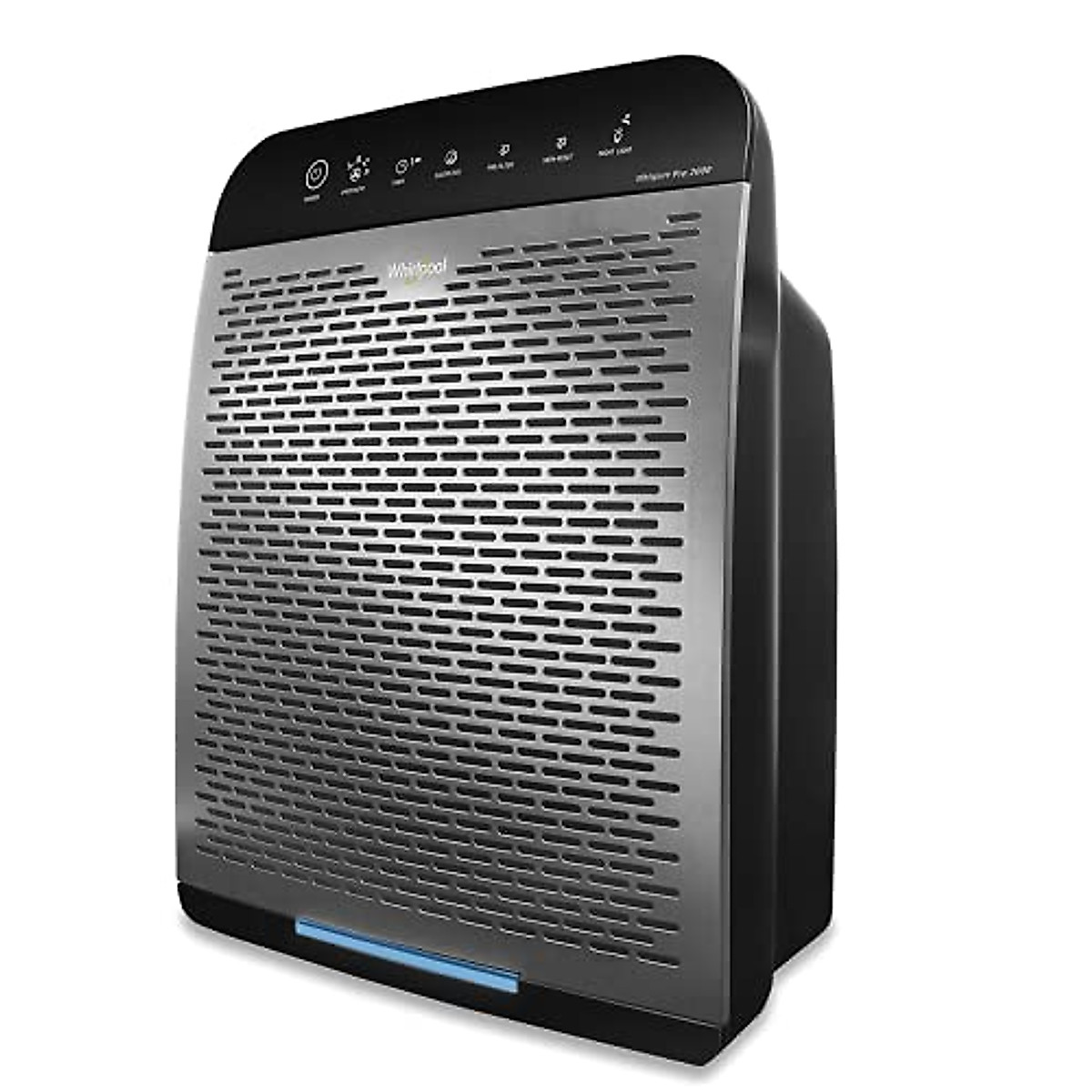 Whirlpool WPPRO2000M Whispure True Hepa Air Purifier, Activated Carbon, 508 Sq ft, Smart Auto Mode, Ideal For Allergies, Odors, Pet Dander, Mold, Smoke, Wildfire, Germs - Silver