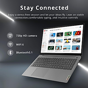 Lenovo 2022 IdeaPad 3i 15.6" FHD Business Laptop, Intel 12th Gen i3-1215U, 24GB RAM, 1TB PCIe SSD, Backlit Keyboard, Intel UHD Graphics, 720P HD Webcam, HDMI, Blue, Win 11, 32GB Snowbell USB Card