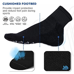 Ozaiic Non Slip Socks Grip for Yoga Home Workout Pure Barre, Pilates, Hospital, Ideal Cushion Socks for Men and Women