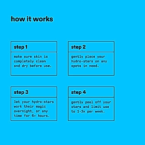 Starface Hydro-Star + Salicylic Acid Pimple Patches and Big Blue Compact, Helps Shrink and Soothe Deeper Spots, Cute Star Shape, Vegan, 32 count