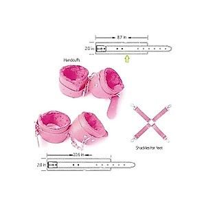 Amoldar Bundle Adjustable Leather Sport Accessories Kit 10pcs (Pink)